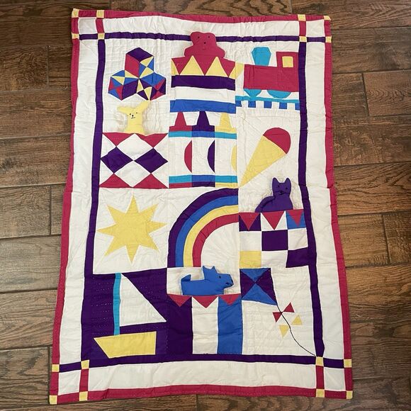 The Arch Home Collection | Other | Peekaboo Vintage Baby Quilt Play Mat ...